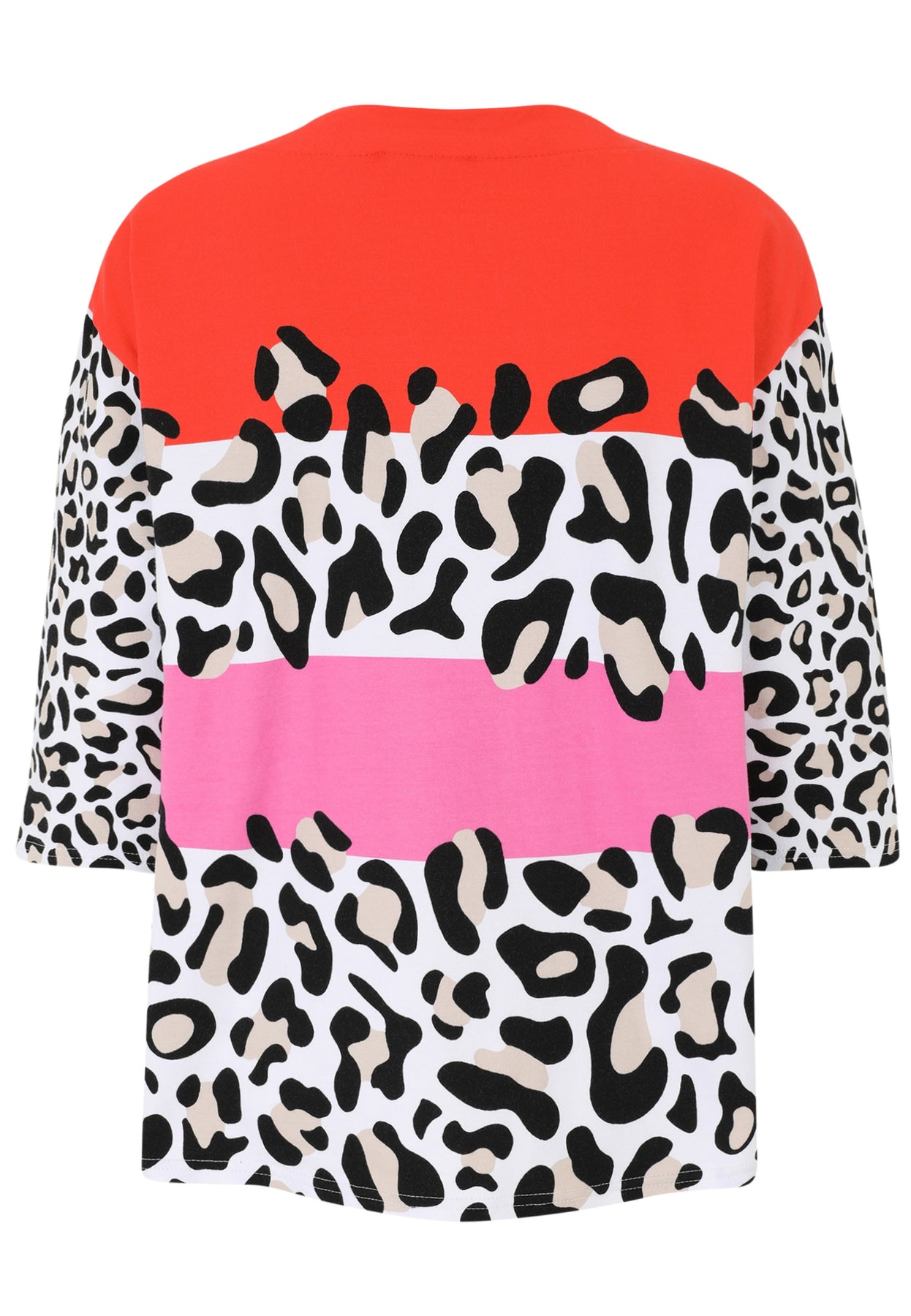 Animal Print Round Neck Zip Up Jumper – La Creme Boutique