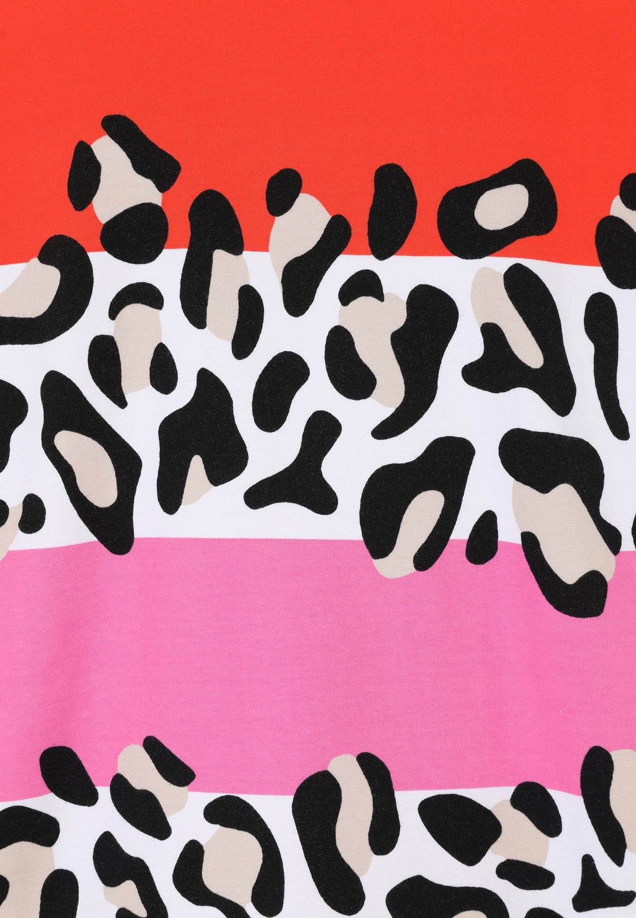 Animal Print Round Neck Zip Up Jumper – La Creme Boutique